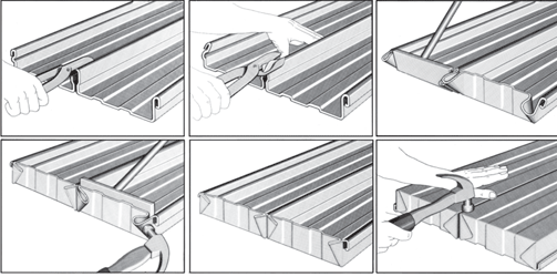 COP v3.0:installation; stop-ends | NZ Metal Roofing Manufacturers